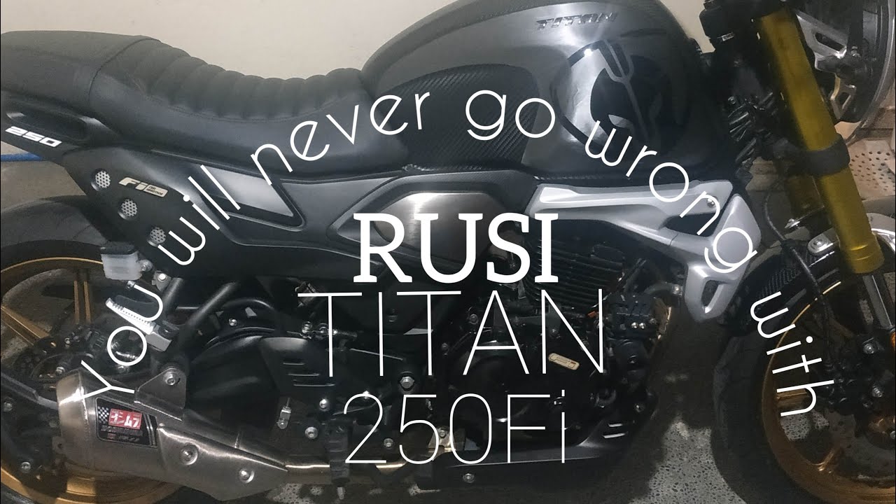 Rusi Titan 250 fi (my project bike) Loncin LX250 Ac4 - YouTube
