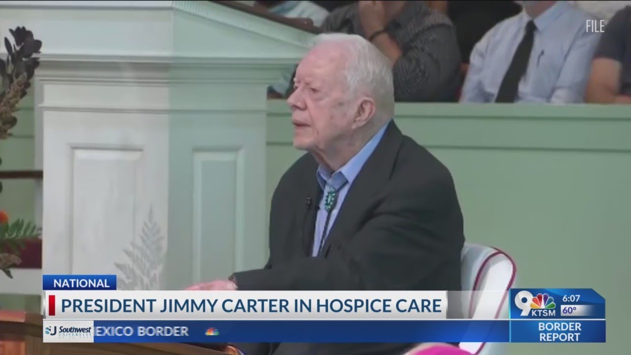 Former U.S. President Jimmy Carter to receive hospice care - YouTube