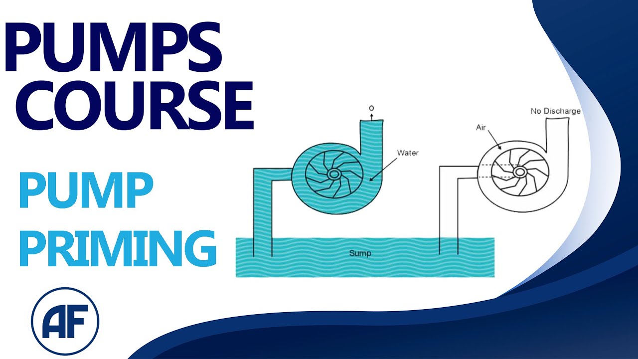 عملية تحضير المضخه - Pump Priming Process - YouTube