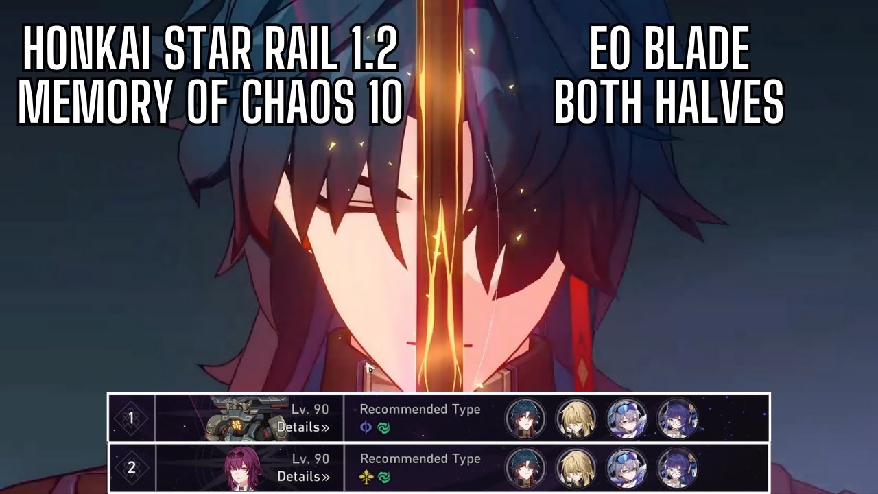 BLADE IS INSANE!!! | 1.2 Memory of Chaos Stage 10 | E0 Blade Both ...