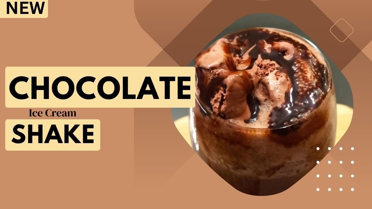 Chocolate Ice Cream Shake Recipe | Easy Milkshake - YouTube