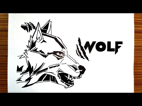 How To Draw Graffiti - Wolf || Wolf Drawing || Graffiti - YouTube
