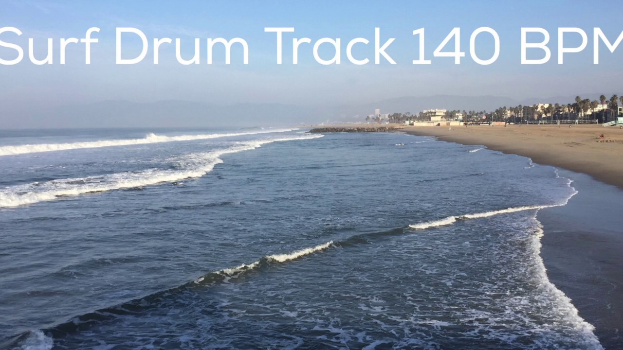 Surf Drum Track 140BPM - YouTube