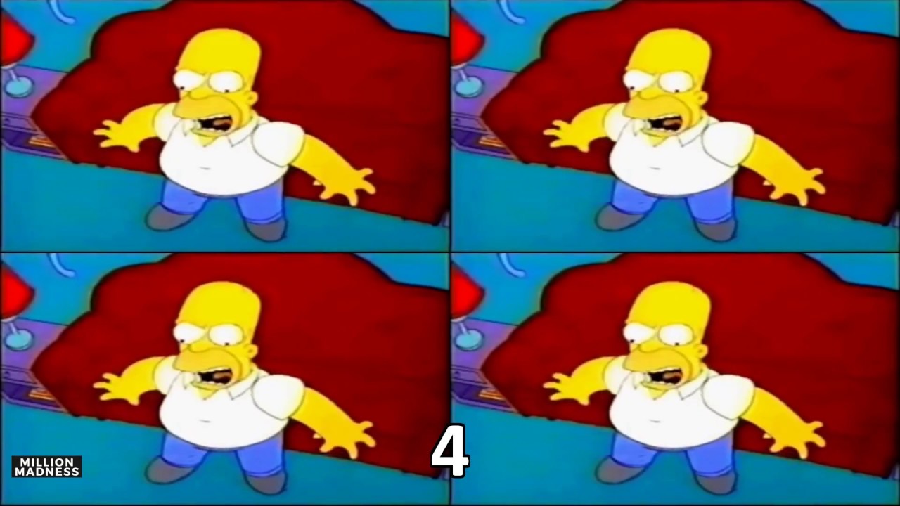Homer Simpson Shouts a Bad Word - The Simpsons - Played Over 1,048,576 ...