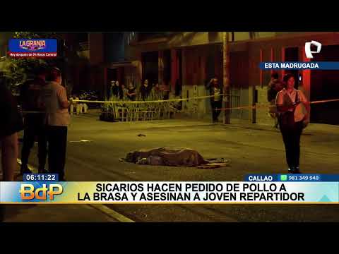 Sicarios hacen pedidos de pollo a la brasa y disparan a repartidor