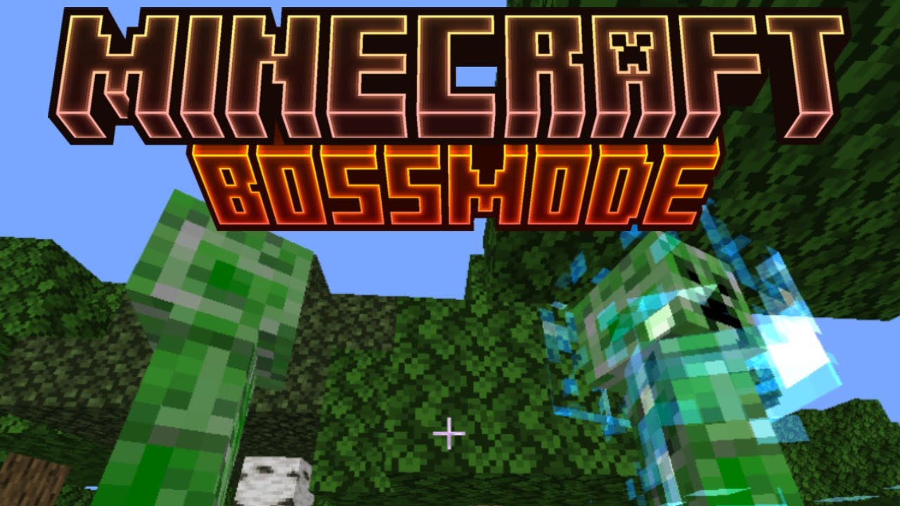 Minecraft Bossmode - Creeper Bossfight - YouTube