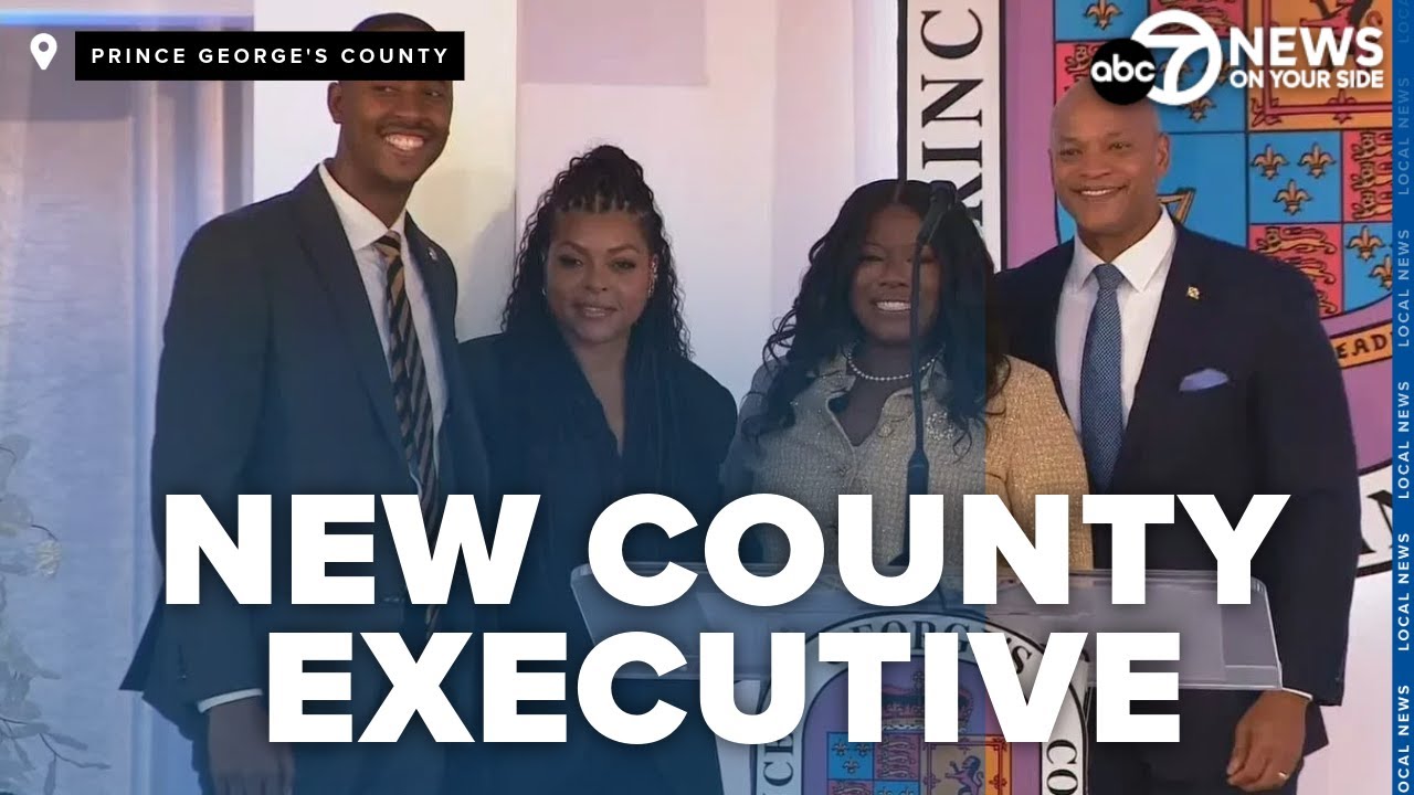 Aisha Braveboy sworn in as Prince George's County Executive - YouTube