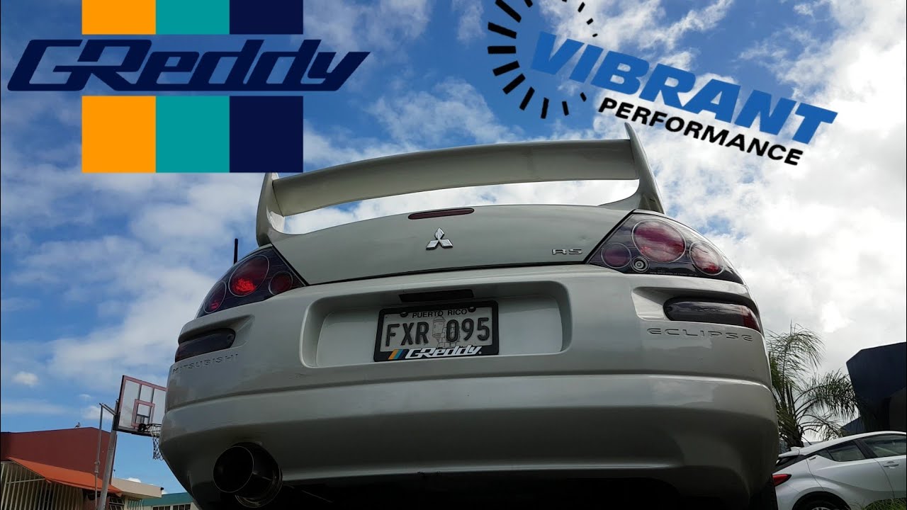 Custom Greddy Ti-C exhaust - 3G Eclipse RS - YouTube
