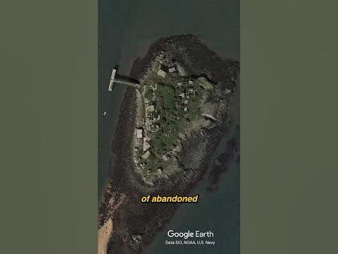 Exploring abandoned military base on a remote island! 😱 #abandonedplaces #googleearth #adventure ...