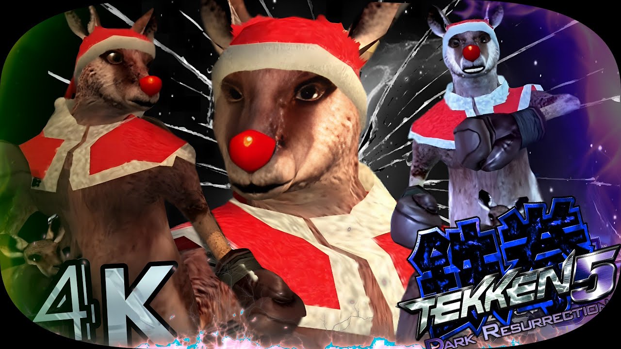 Roger Jr ( Santa Style ) Ultra Hard Tekken 5 Dark Resurrection UHD 4K ...