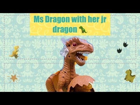 Unboxing the “DRAGON WITH Jr. DRAGON” Toy with simulation sound , light ...