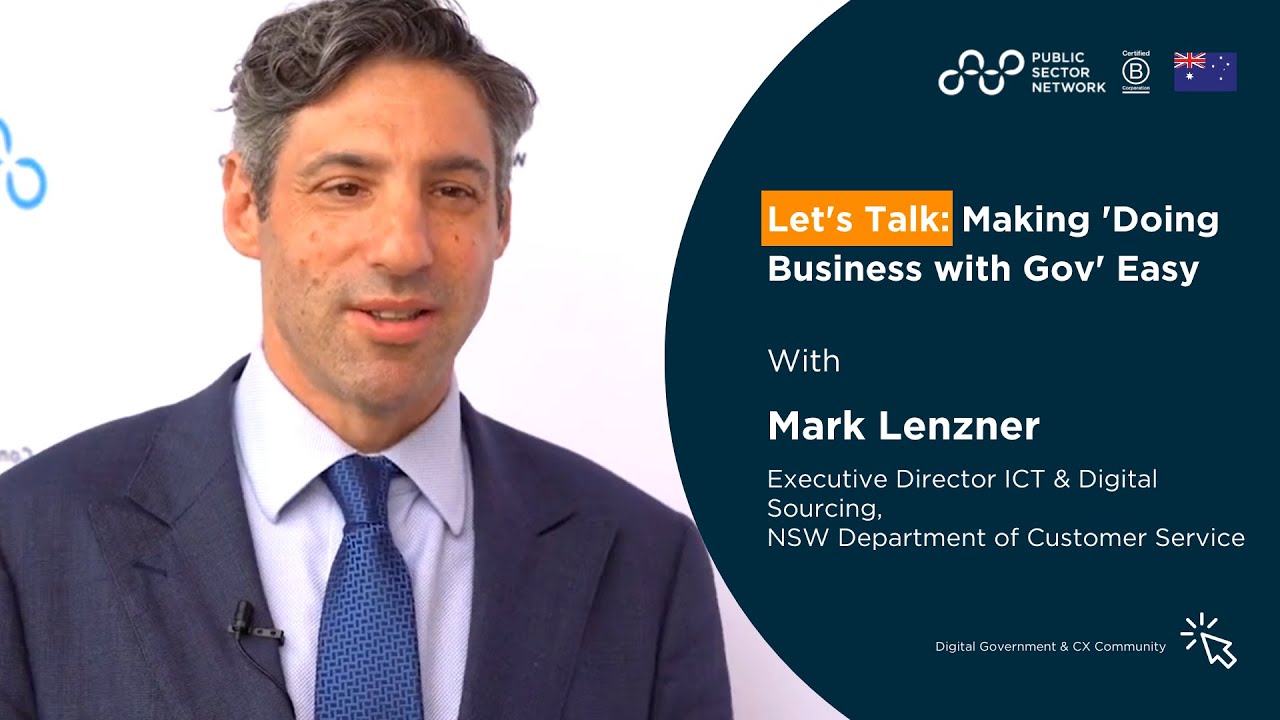 Let's Talk: NSW Government Innovation with Mark Lenzner - YouTube