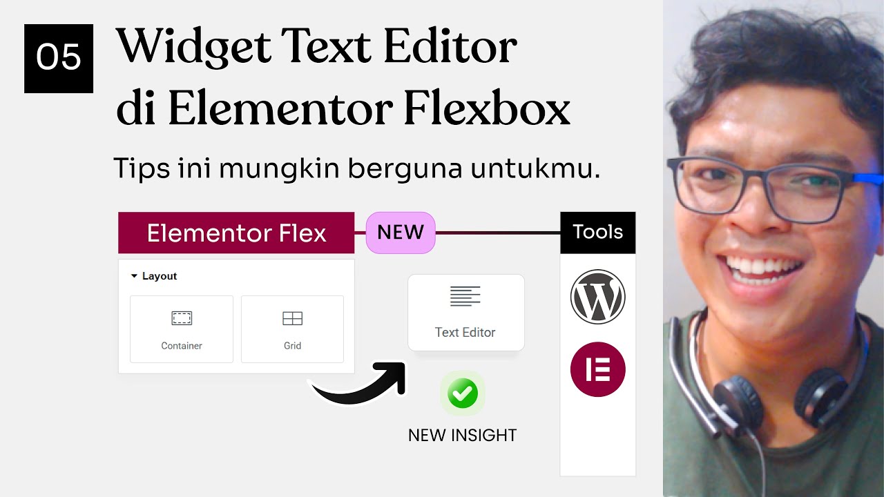 PART 05 | Kuasai Widget Text Editor | Elementor Flexbox Tutorials - YouTube
