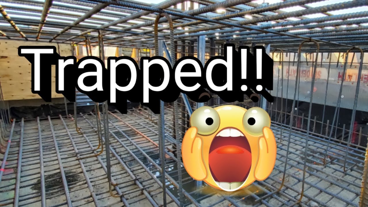 A man trapped in a rebar cage - YouTube