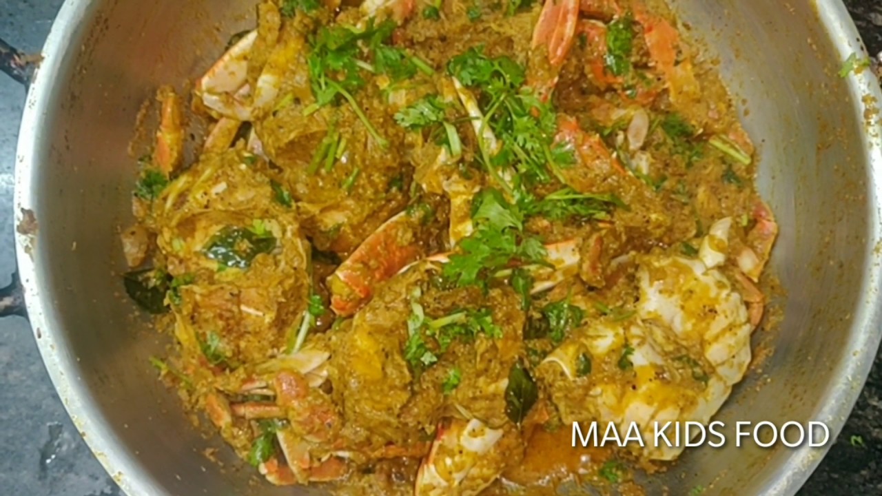 Crab Masala Fry/Nandu Varuval/Crab Masala in Tamil - YouTube