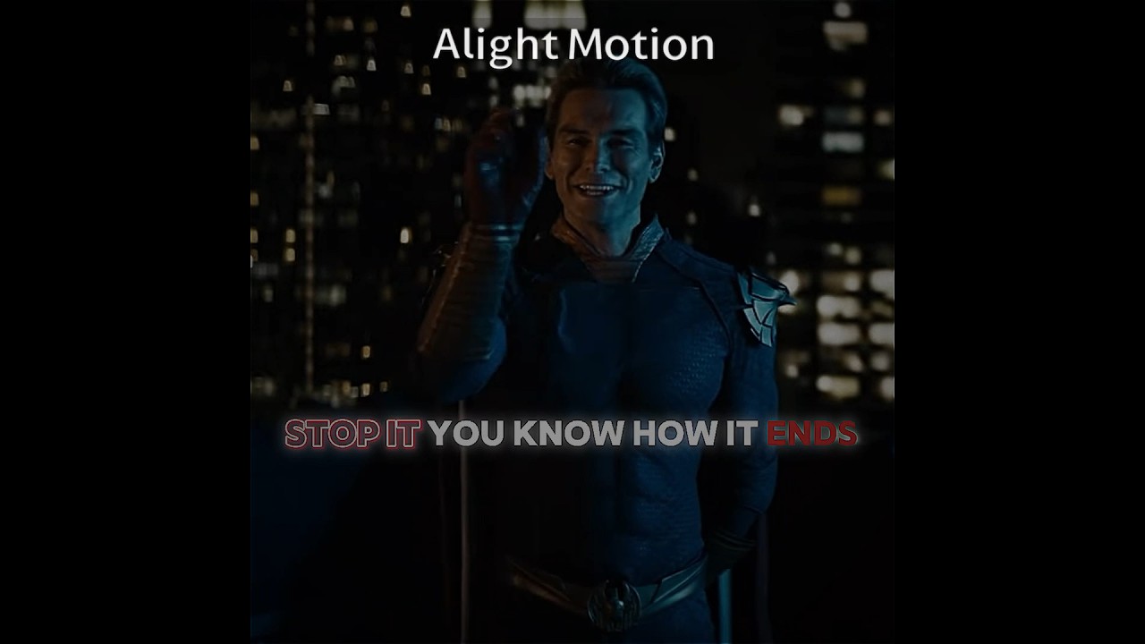 Stop it you know how it ends | Homelander edit - YouTube