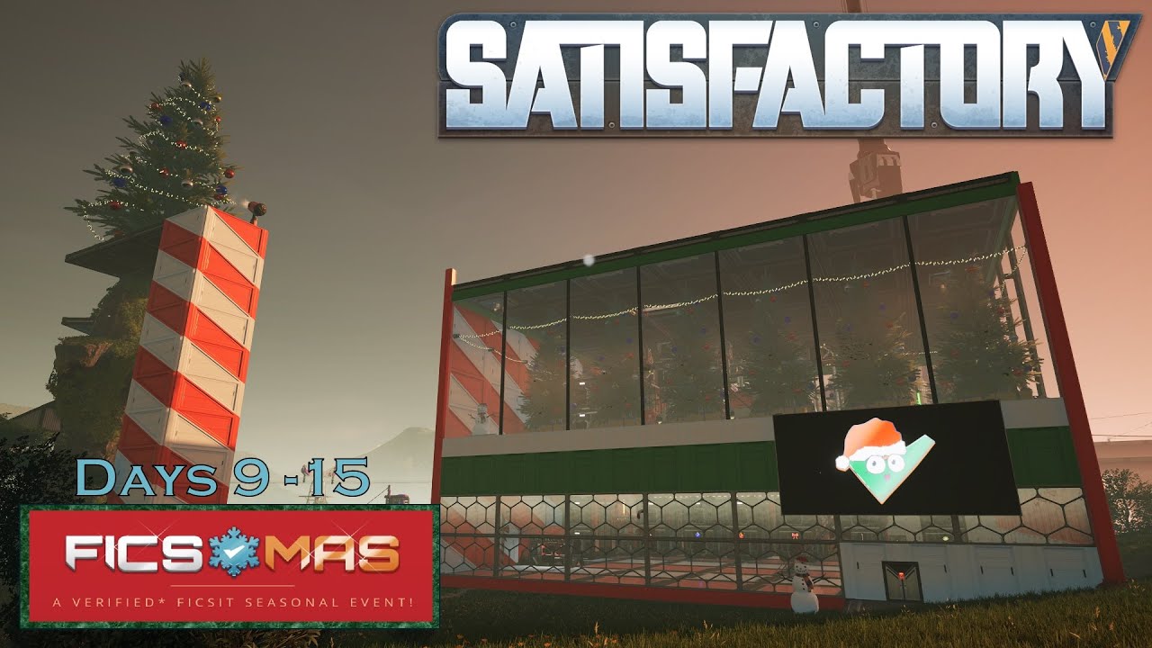 So this is FICSMAS.... Satisfactory Holiday event (no commentary) - YouTube