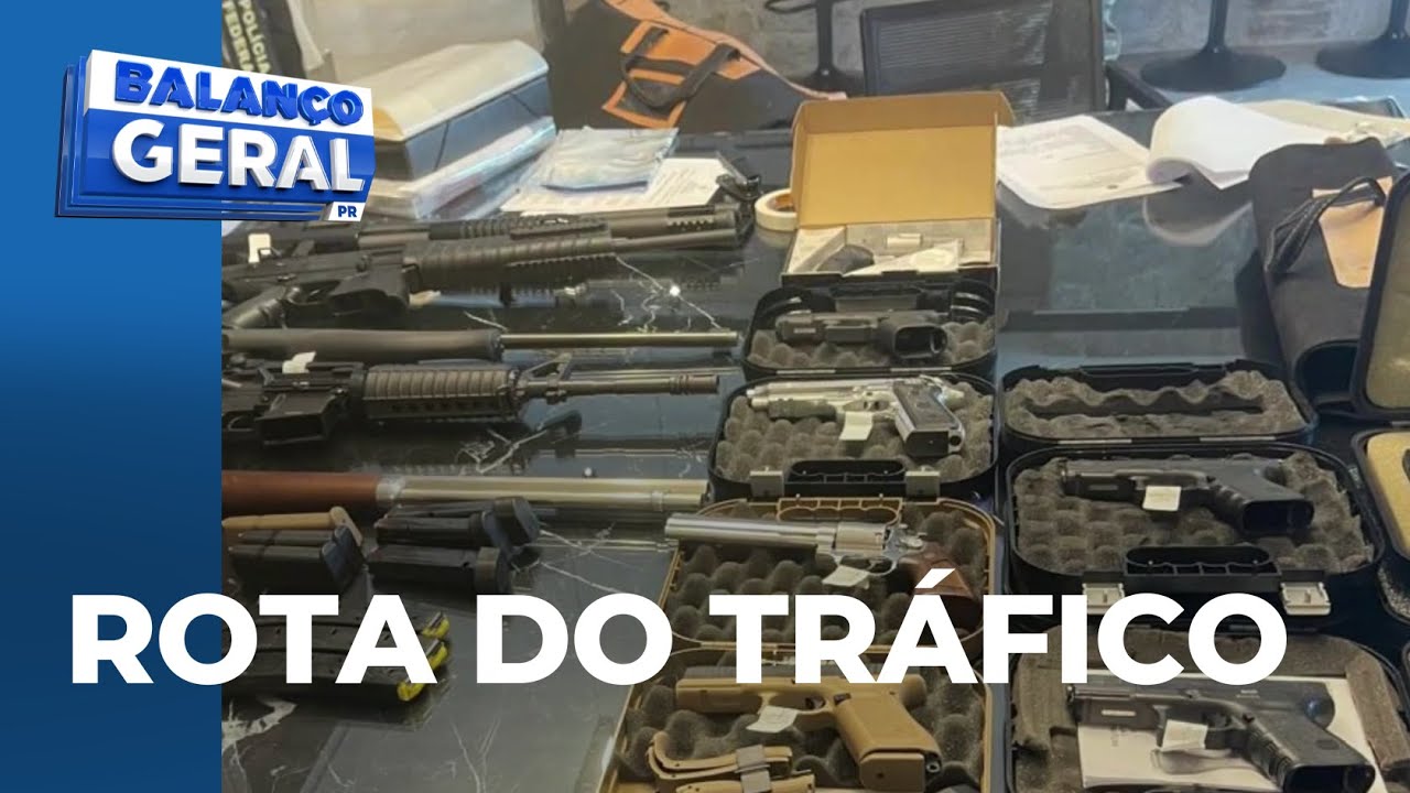 Paraná é rota do tráfico de fuzis e armas pesadas que abastecem ...