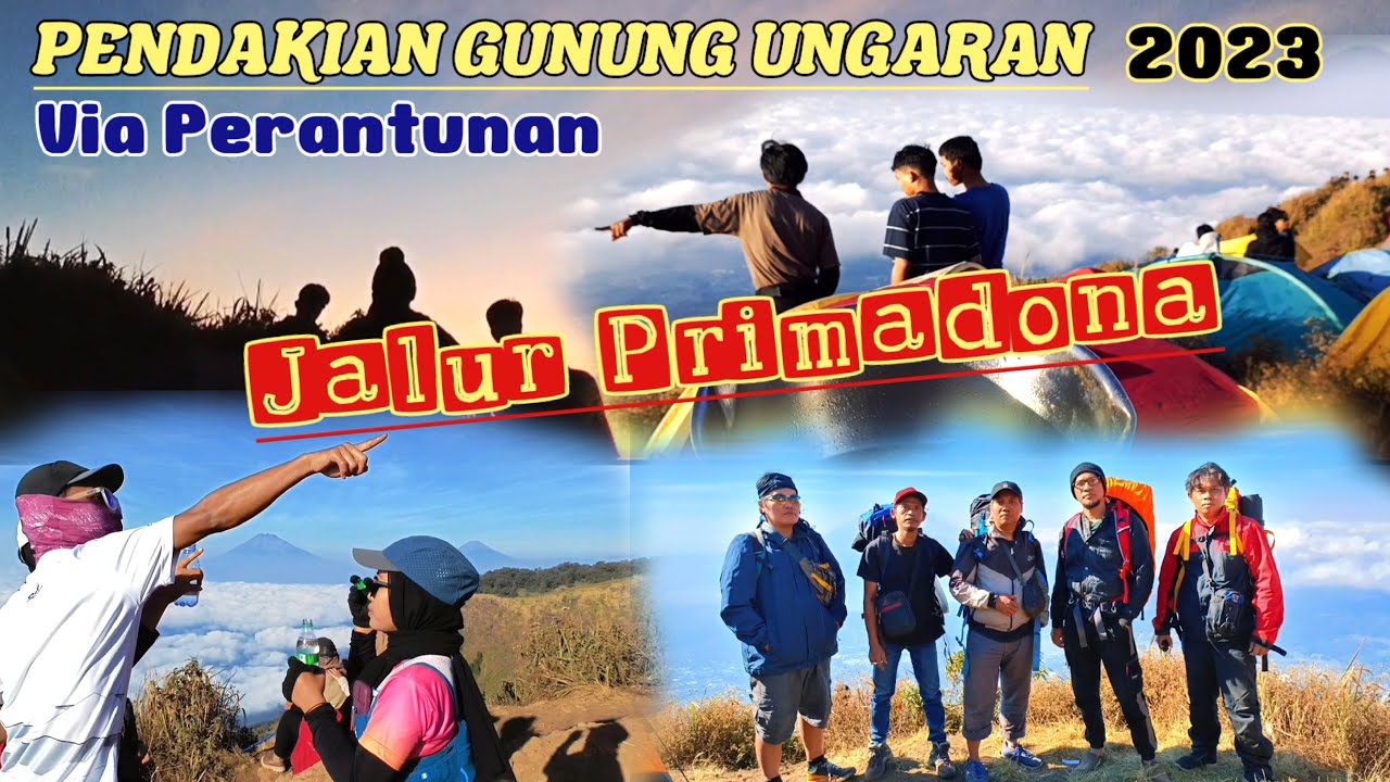 PENDAKIAN GUNUNG UNGARAN VIA PERANTUNAN // Jalur Primadona view ...