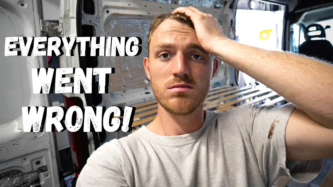 NIGHTMARE VAN CLADDING FAIL! | First Time Cladding - No Experience Van ...