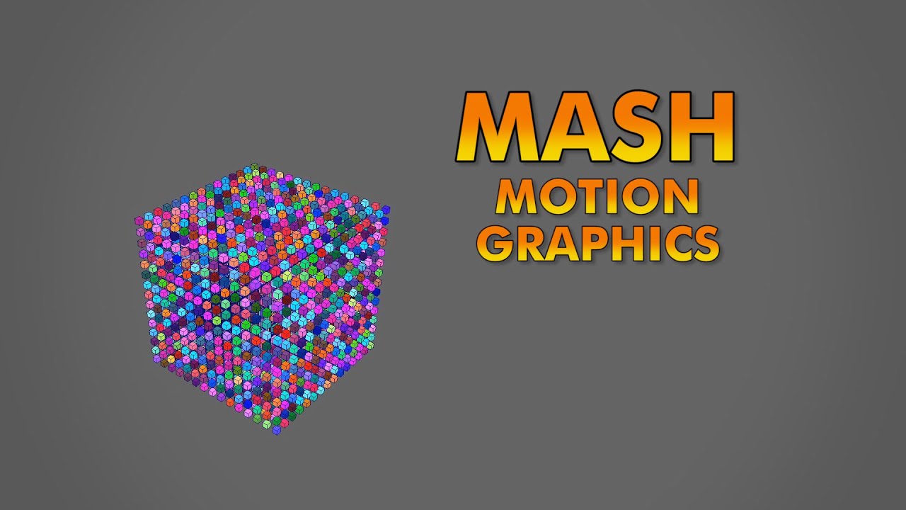 AUTODESK MAYA - COMO USAR OS RECURSOS DE MASH - MOTION GRAPHICS - YouTube