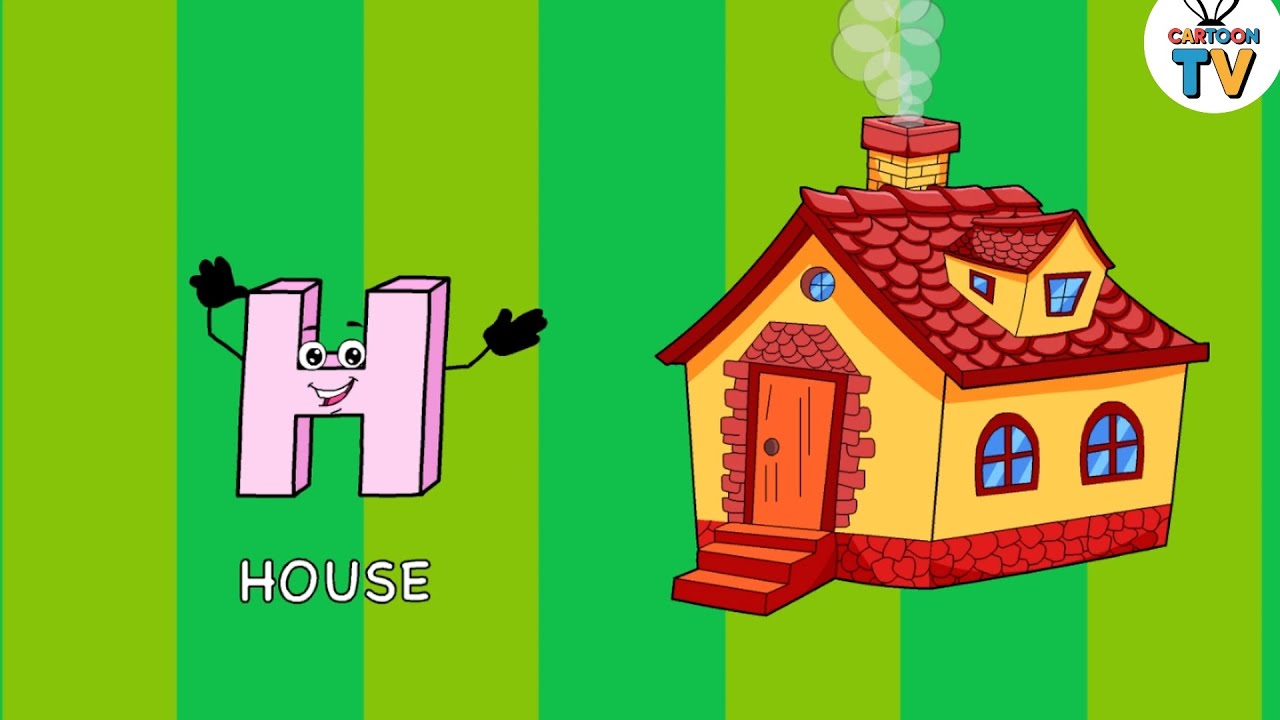 H is for House, H is for Horse: A Fun Animated Rhyme Adventure! Learn H ...