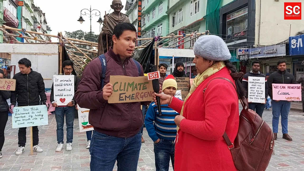 NGO Sustainable Sikkim spreading awareness on Climate Change. - YouTube