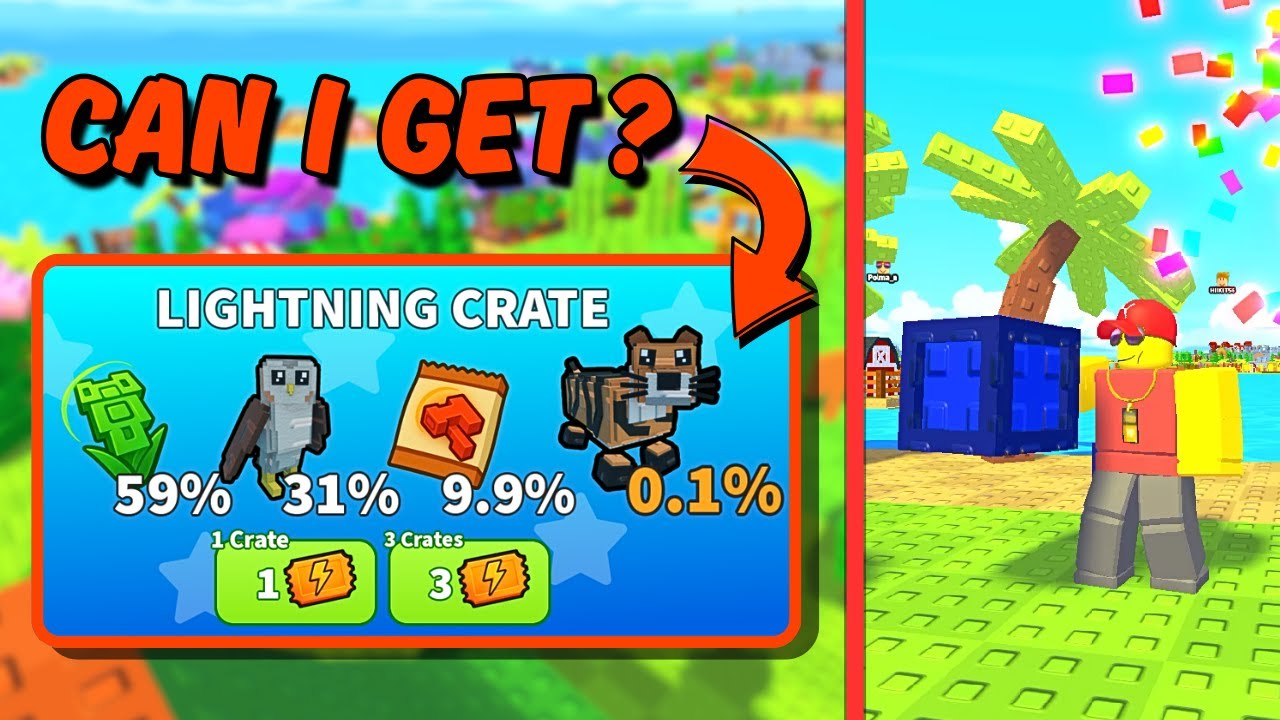 Can I Get the Rarest Tiger Pet From All These Crates in BUILD AN ISLAND ...