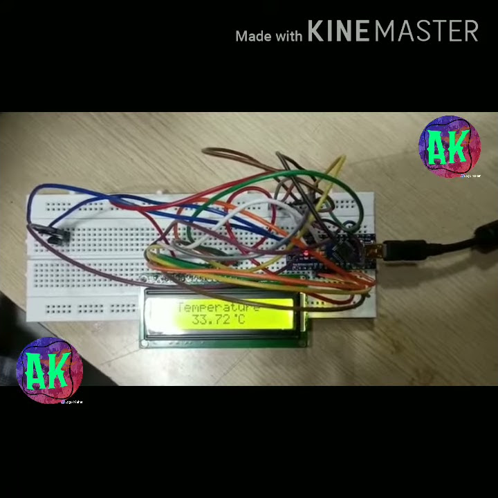 Digital thermometer using LM35 and arduino - YouTube