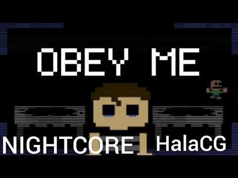 fnaf song OBEY ME NIGHTCORE HalaCG - YouTube