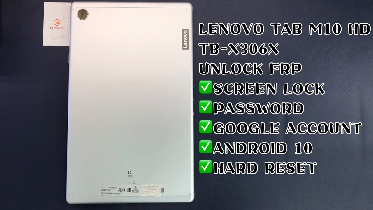 LENOVO TAB M10 HD TB X306X UNLOCK FRP SCREEN LOCK PASSWORD GOOGLE ACCOUNT HARD RESET YouTube lenovo-tab-m10-hd-tb-x306x-unlock-frp-screen-lock-password-google-account-hard-reset-youtube
