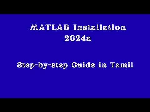 MATLAB Software Install செய்வது எப்படி? | Beginner Guide in Tamil - YouTube