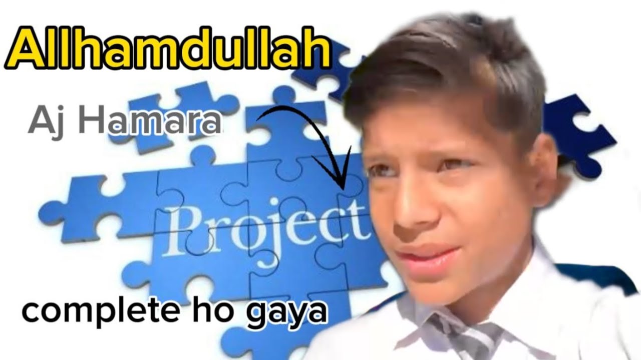 allhamdulllah AJ hamara project complete ho gaya 😀 - YouTube