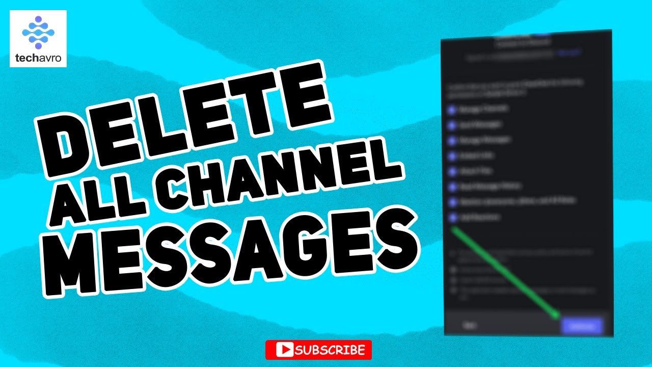 How to Delete All Channel Messages in Your Server! 2025 [New Method ...