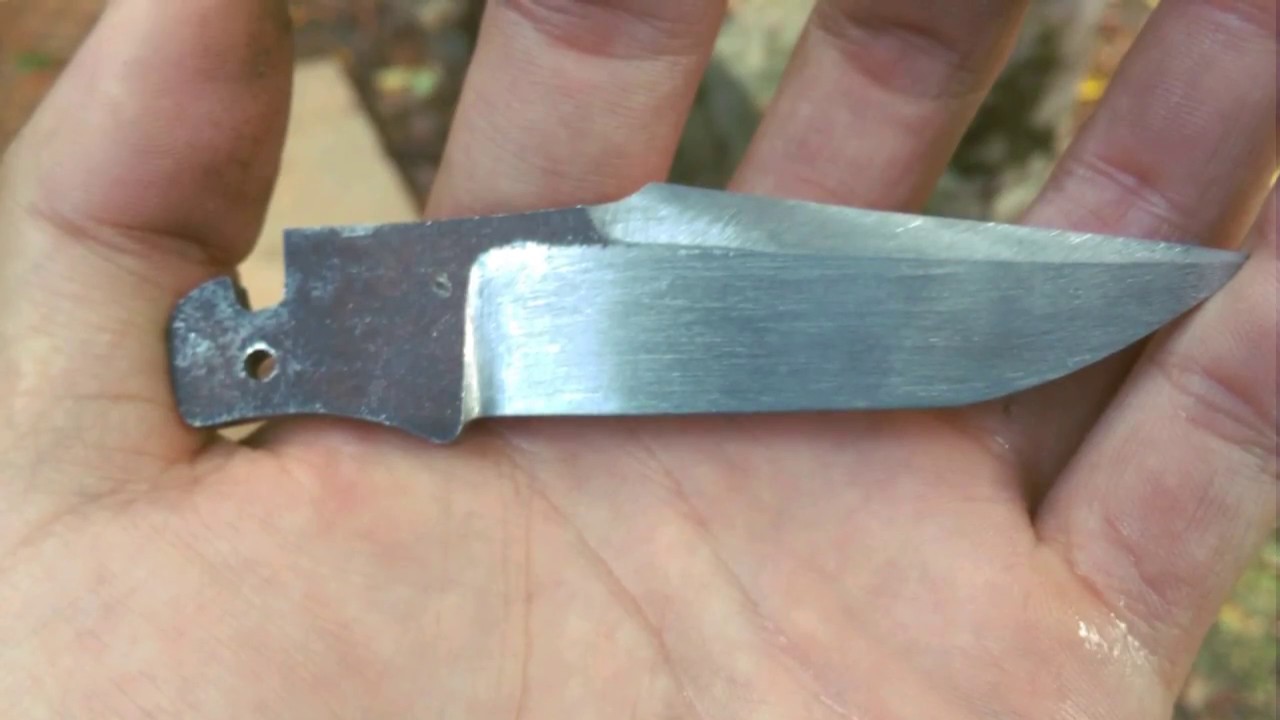 Making backlock knife - YouTube