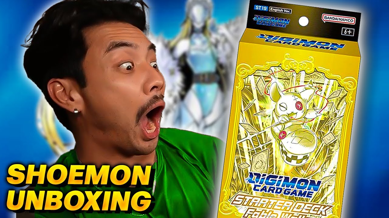 Digimon Starter Deck 19 (JPN) unboxing // Shoemon Cendrillmon - YouTube
