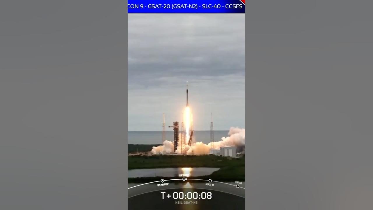 Lift- Off Falcon 9 - GSAT-20 (GSAT-N2) - SLC-40 - Cape Canaveral SFS - November 18, 2024 - YouTube