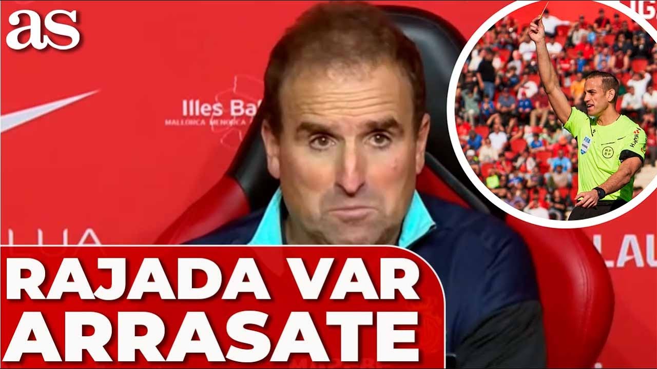 La BRUTAL RAJADA de ARRASATE contra el VAR y el nuevo ARBITRAJE - YouTube