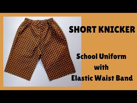 How to cut and sew Knicker | Shorts | Pants with Pocket and Elastic ...