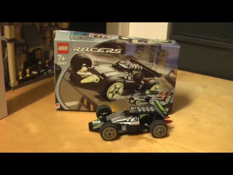 LEGO Racers Night Racer Set 8647 Speed Build - YouTube