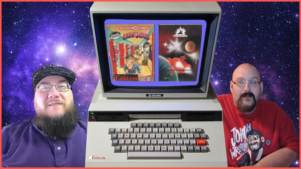 Tatung Einstein Computer - Escape from Merlin 8 & Lazy Jones - ARG ...