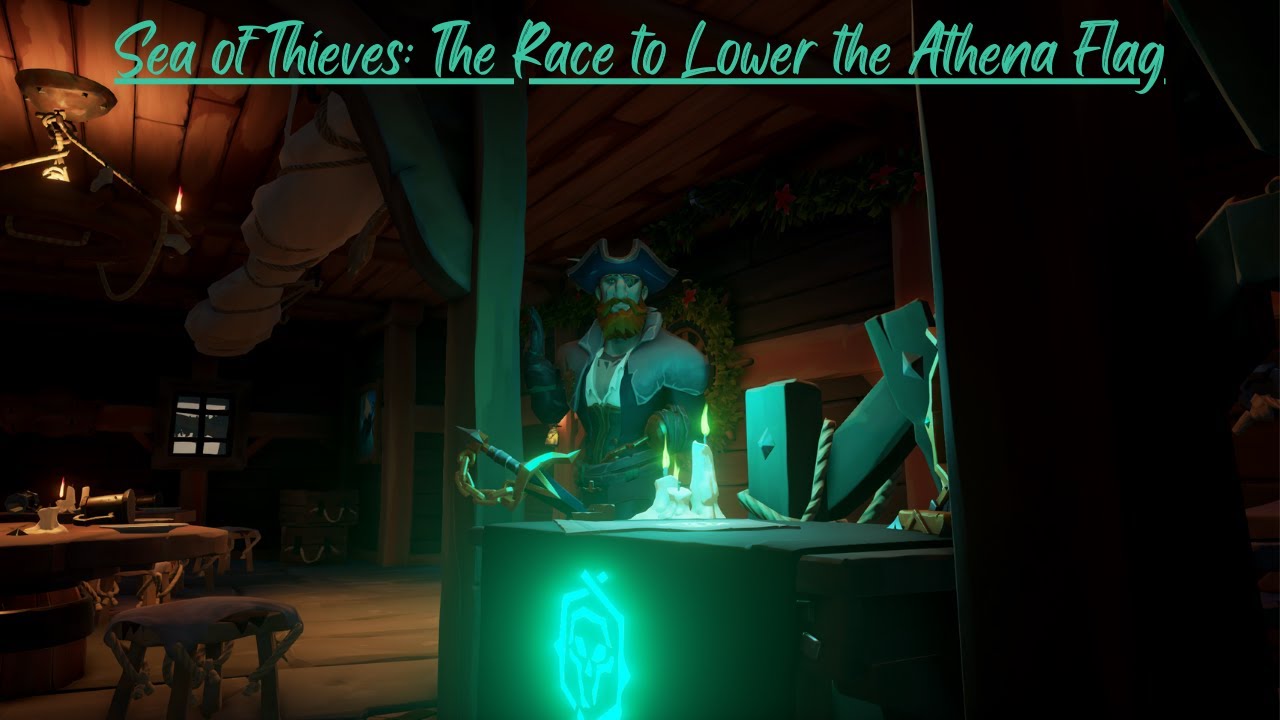 The Race to lower the Athena Flag! - YouTube