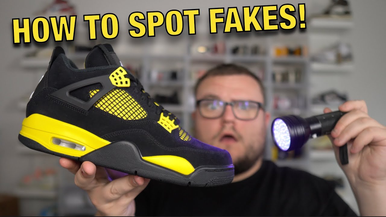 How to Tell if Your Air Jordan 4s are Real or Fake! (EASY) POIZON - YouTube