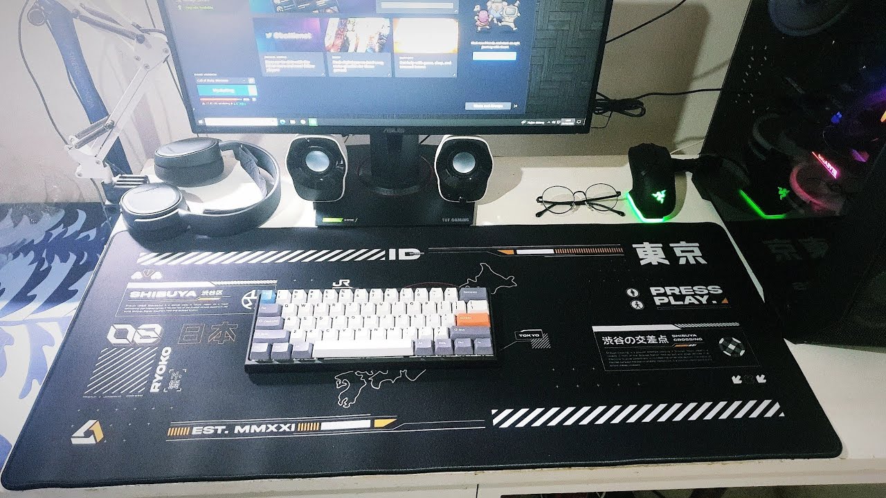 Unboxing deskmat Pressplay x Leendoodles Shibuya - YouTube