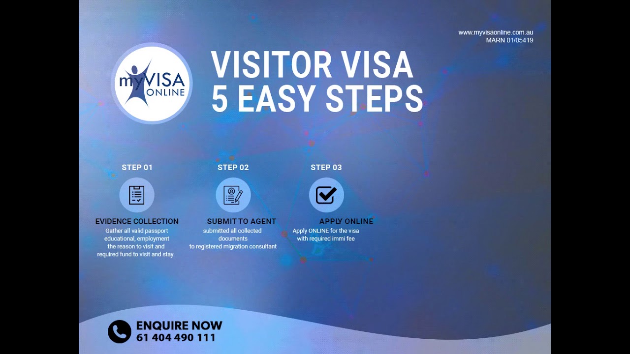 5 Easy Steps How to Apply for Visitor Visa Subclass 600 - YouTube