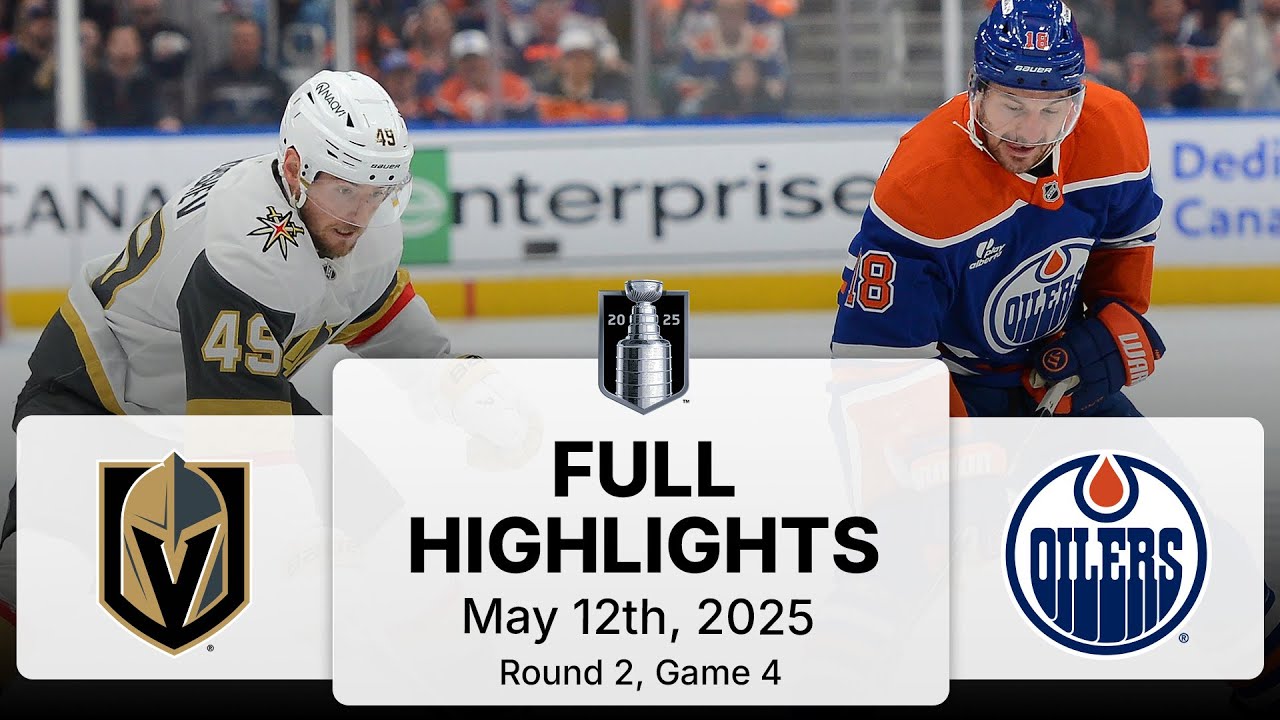 NHL Playoff Highlights | Golden Knights vs. Oilers | Gm 4 | May 12 ...