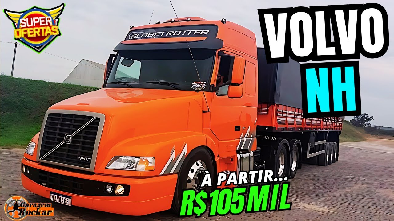 VOLVO NH 12 TOP QUALIFICADO A VENDA 6X2 e 4X2 à PARTIR de 105 MIL # ...