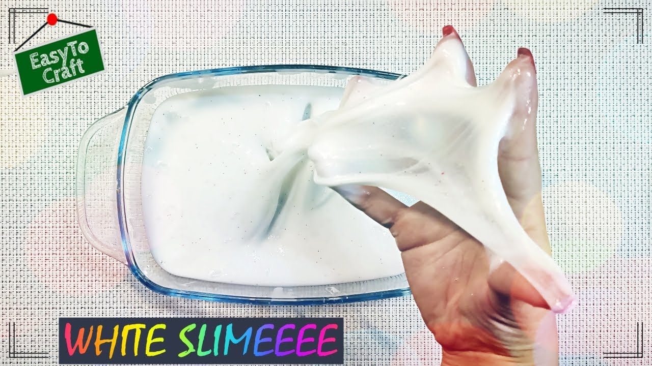 HOW I MAKE WHITE SLIME - WILL IT SLIME? - YouTube