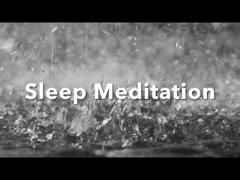 Sleep Meditation(Rain drop with thunder) - YouTube