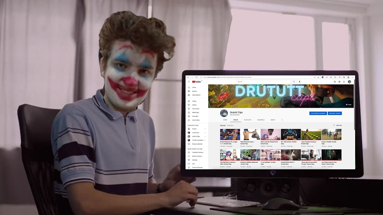Drututt Raids This Channel (I Love You All) | Drututt Clips - YouTube
